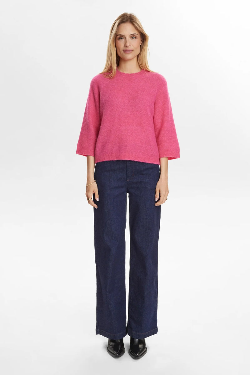 Numph - Nuriette Selma Pullover - Fandango Pink – Badger Clothing
