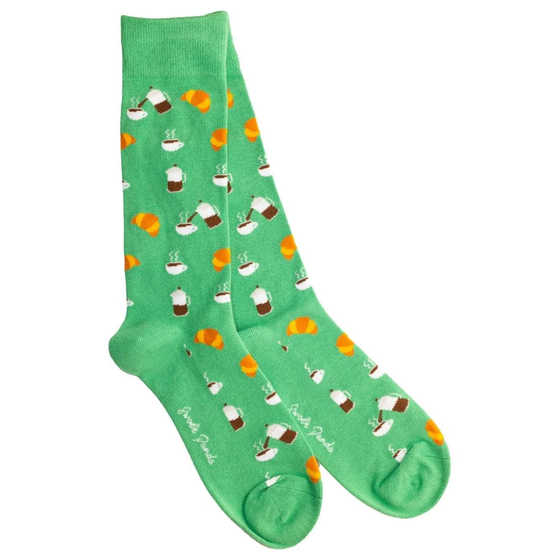 Swole Panda Coffee Socks - Green – Badger Clothing