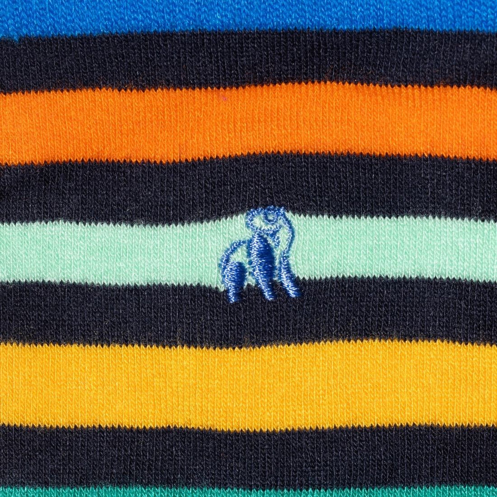 Swole Panda Gradient Striped Socks - Multi – Badger Clothing