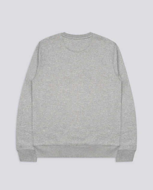 Varanacci Fish on a Bike Embroidered Organic Sweatshirt - Heather Grey ...